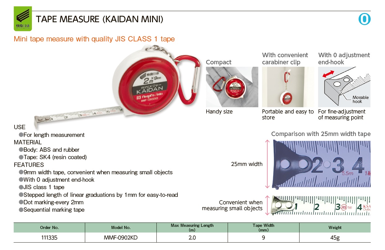 Ichiban Precision Sdn Bhd - SK - SK Tape Measure (Kaidam Mini)